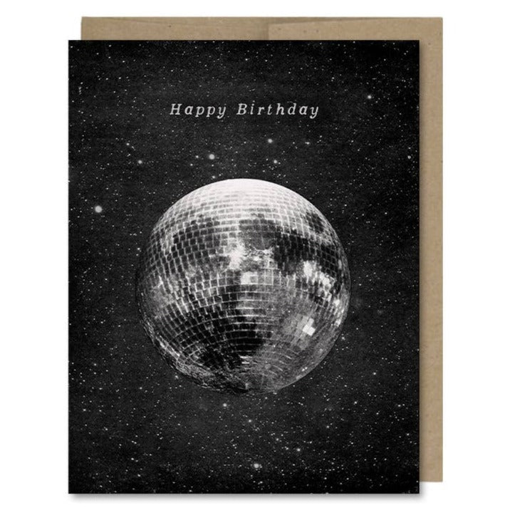 Happy Birthday Disco Moon Card – The Interstellar Seller
