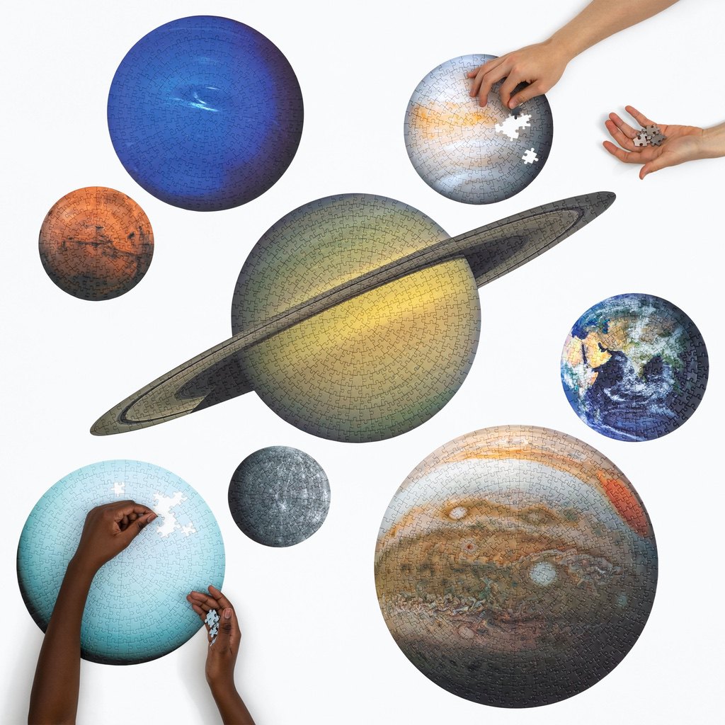 The Planets Puzzle - 8 Separate Planets, 2000 Pieces!! - Four Point ...