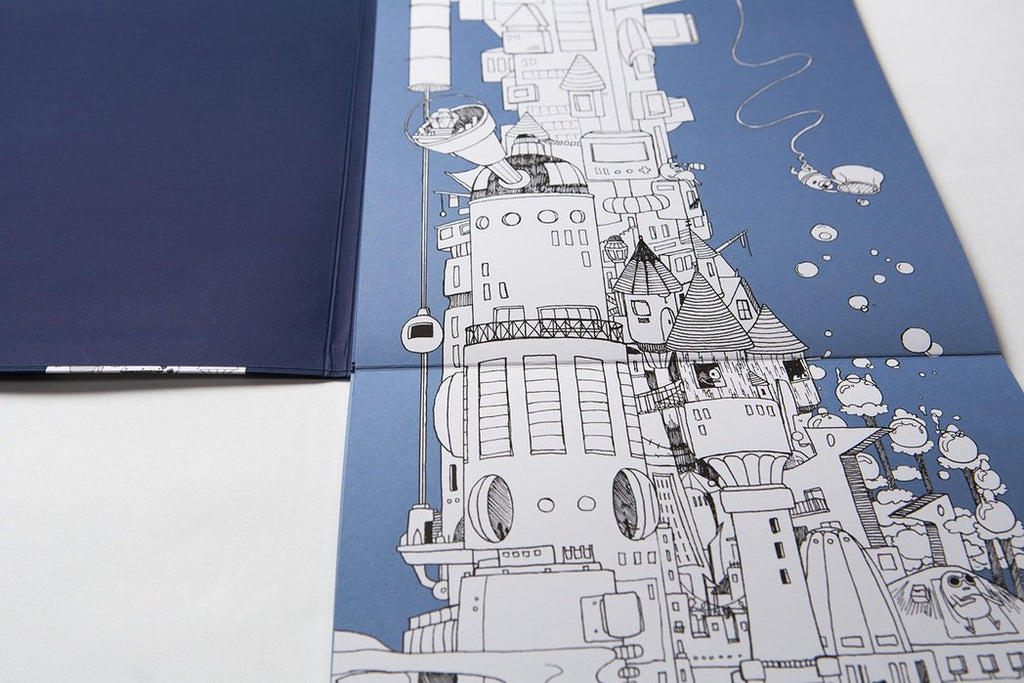 the moon coloring book